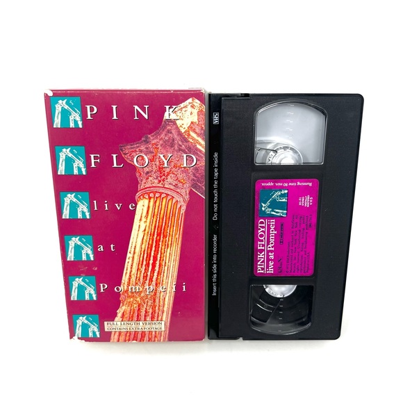 Vintage | Media | Pink Floyd Live At Pompeii Italy 989 Vhs Concert ...